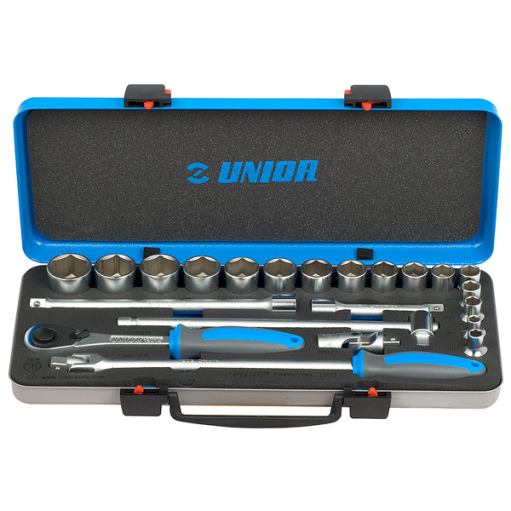 Unior 190BI6P22IN Ključevi nasadni colovni, prihvat 1/2, u metalnoj ...